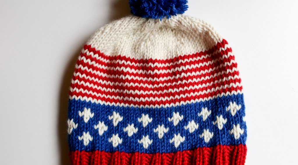 Old Glory Hat — a free knitting pattern | Alaska Knit Nat