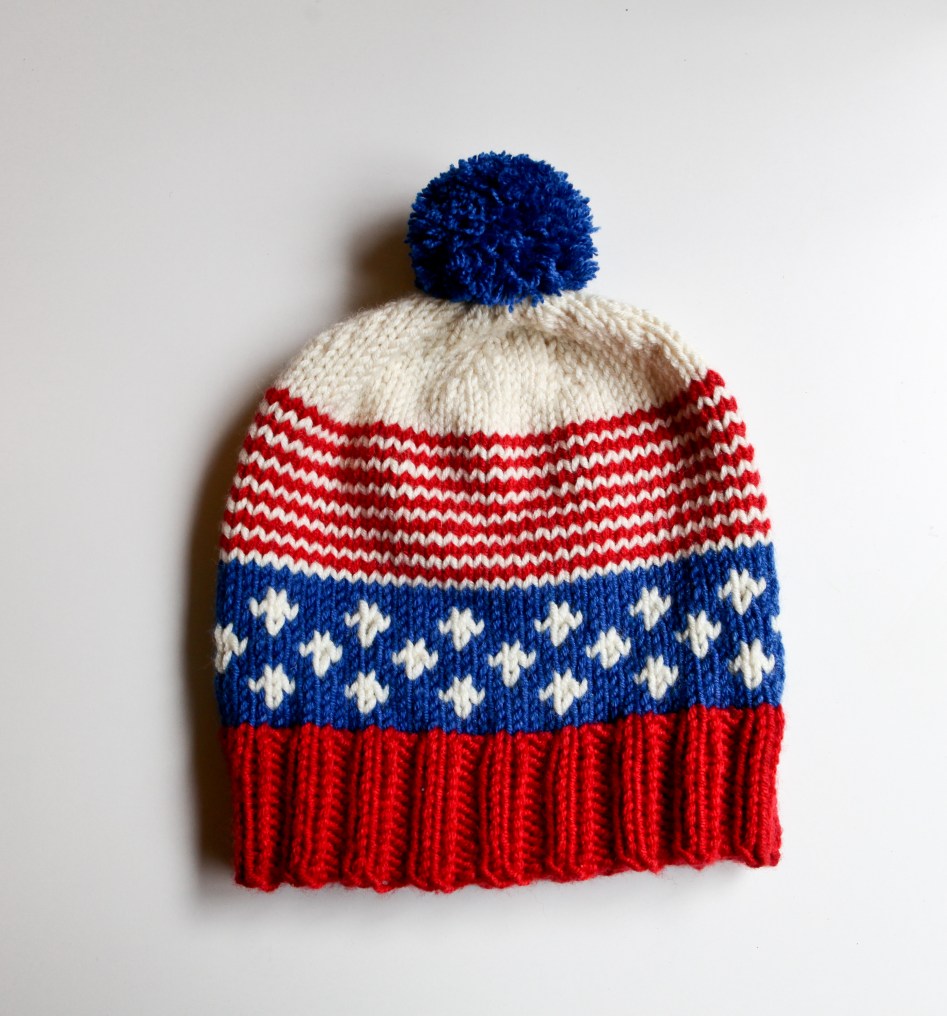 Old Glory Hat — a free knitting pattern | Alaska Knit Nat