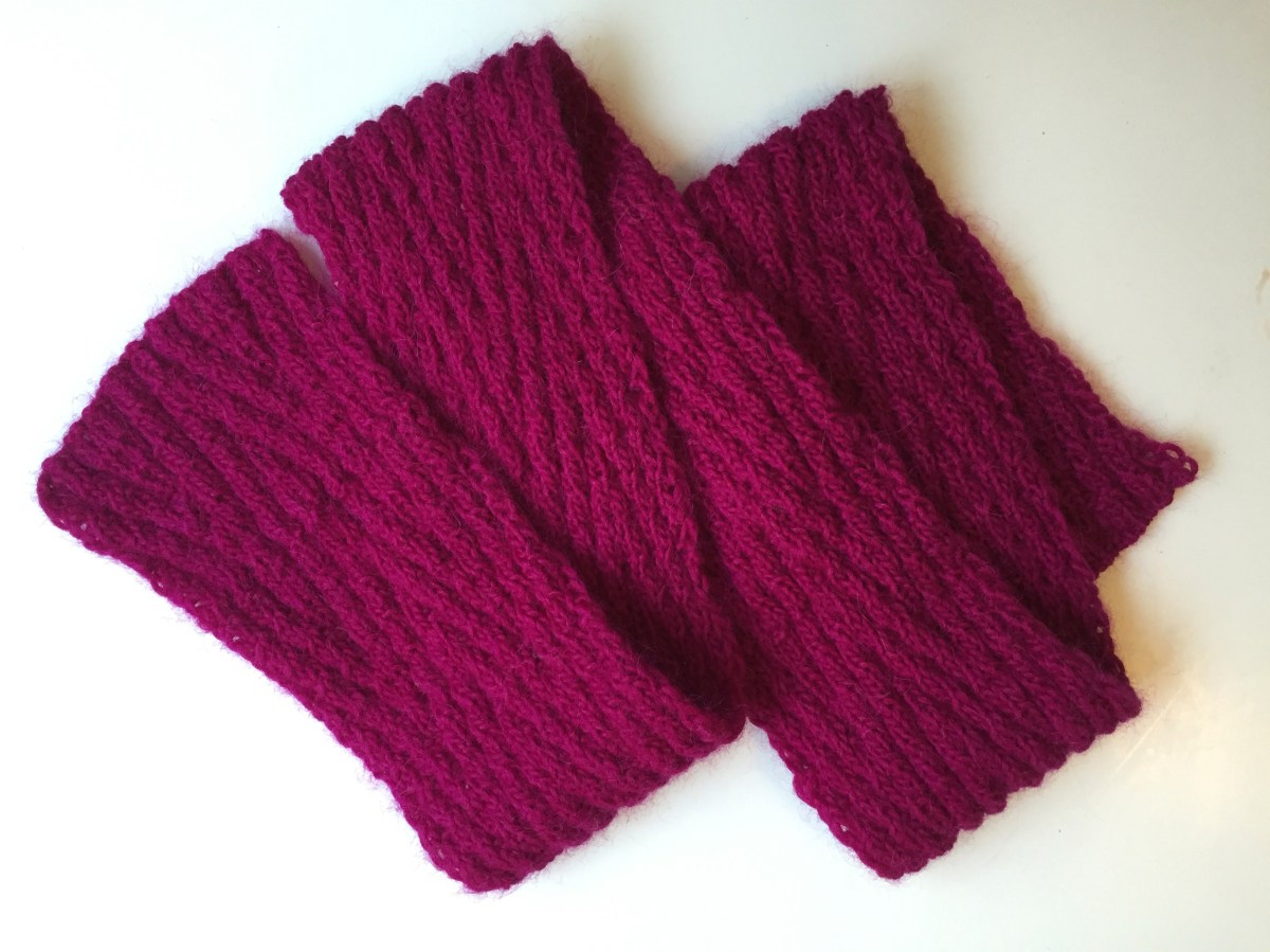 Reversible chevron scarf | Alaska Knit Nat