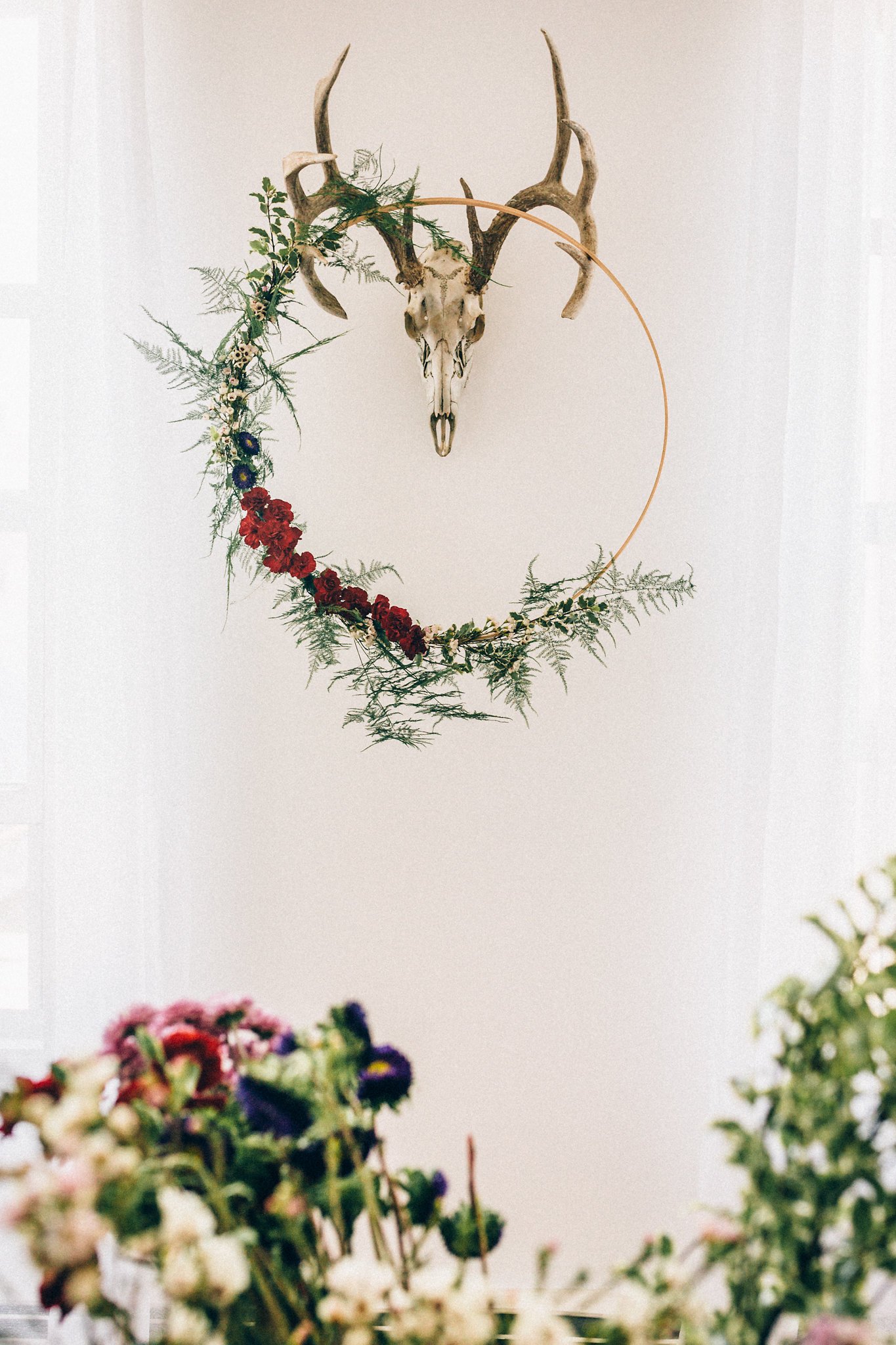 DIY Hoop Wreath | a simple tutorial | Alaska Knit Nat