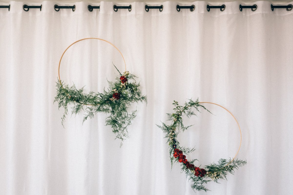 DIY Hoop Wreath | a simple tutorial | Alaska Knit Nat