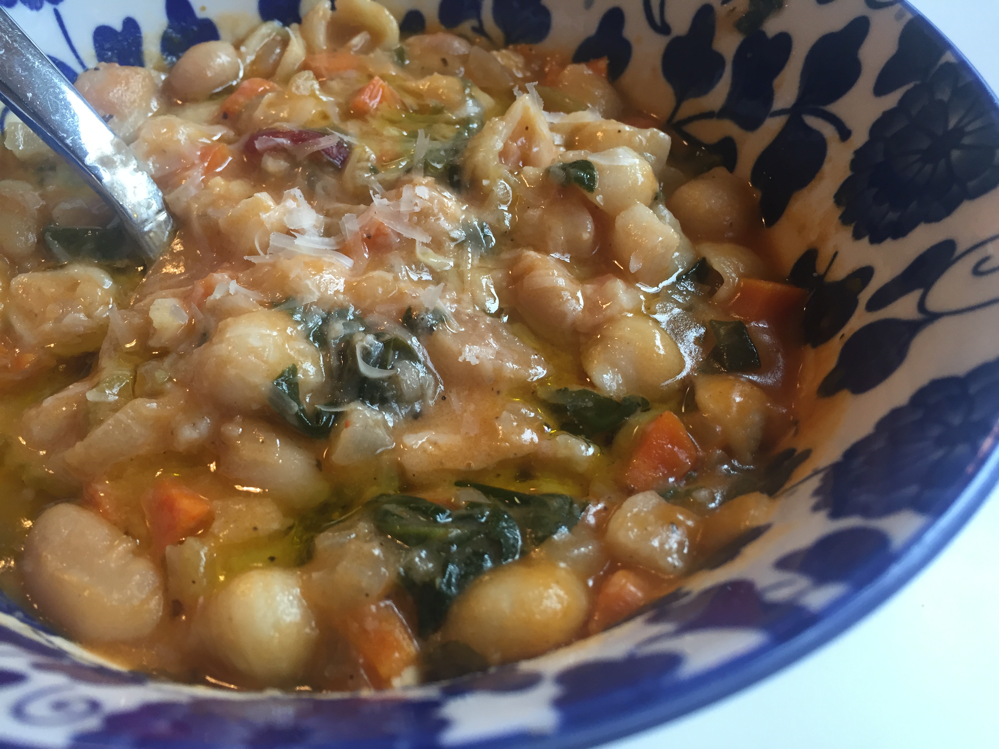 Hearty Italian bean and pasta soup: Pasta e Fagioli | Alaska Knit Nat